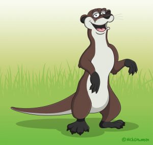 Dakosaurus | My cartoon version of a great Mesozoic sea predator!