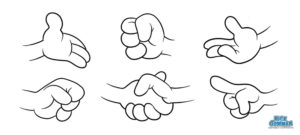 How to draw cartoon hands | A step by step guide to drawing hands